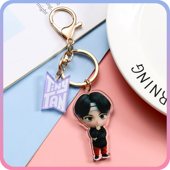 Chaveiro Jin BTS Tiny Tan – Fan Made – Manu Gerino – Coreanismo
